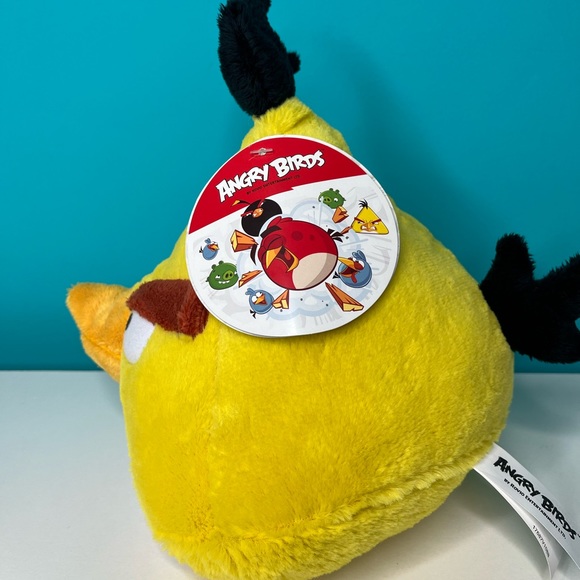 rovio | Toys | Angry Birds Chuck Yellow Bird Plush Rovio 1 216 No Sound ...